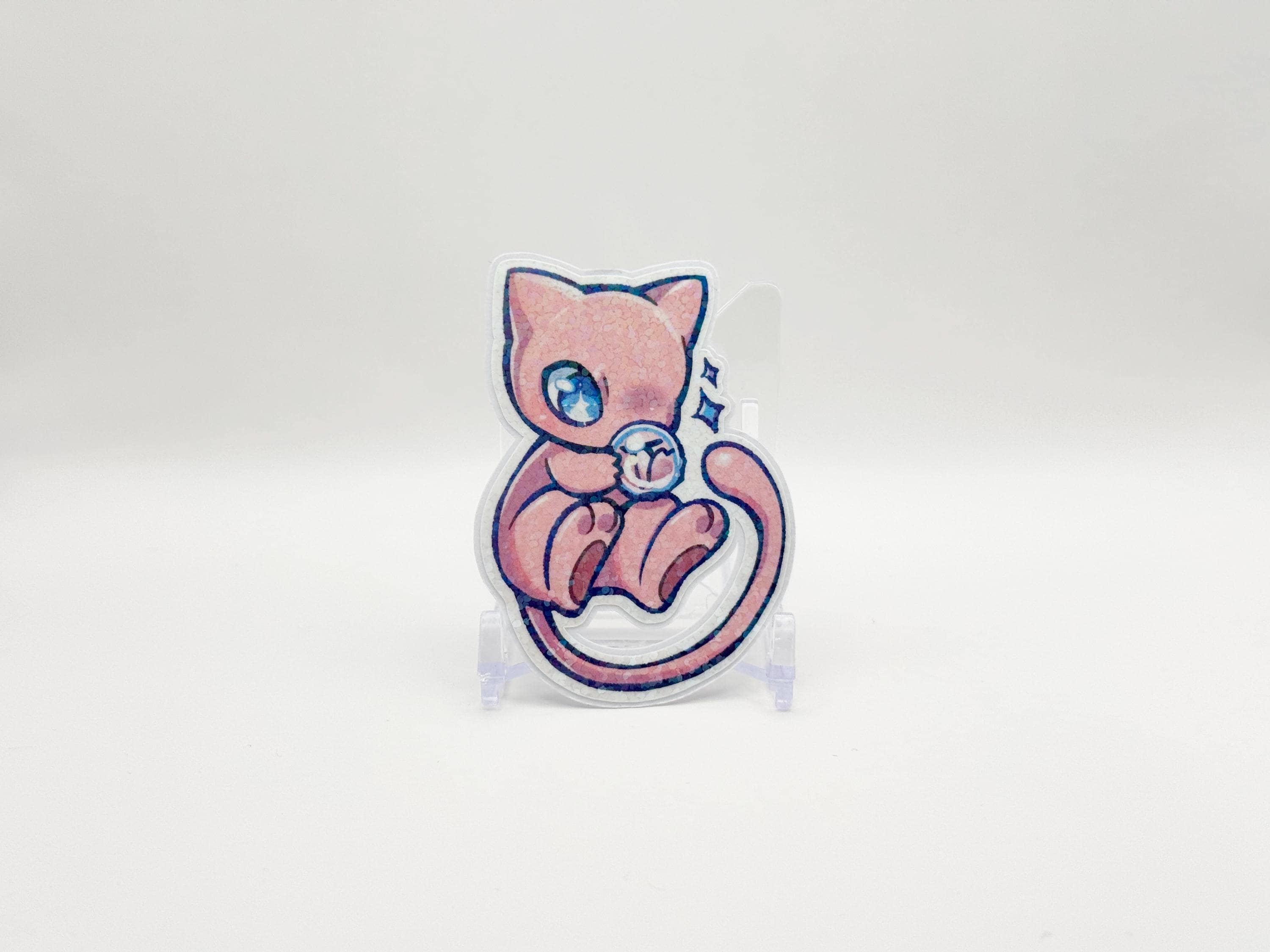 Pokemon Mew Shiny Mew Bubble Sticker Pair - Etsy