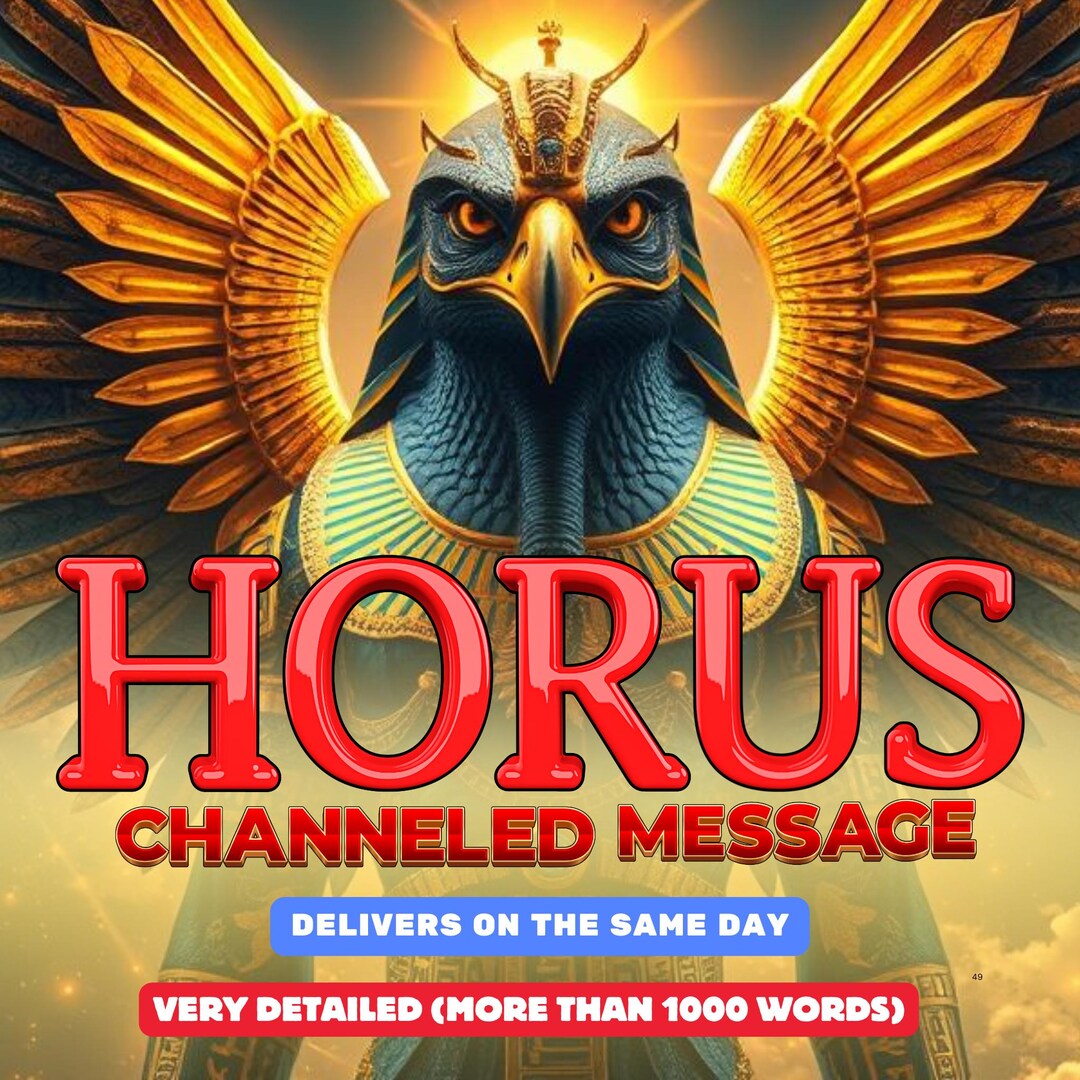 Channeled Message From Horus: Personalized Guidance (digital PDF) - Etsy