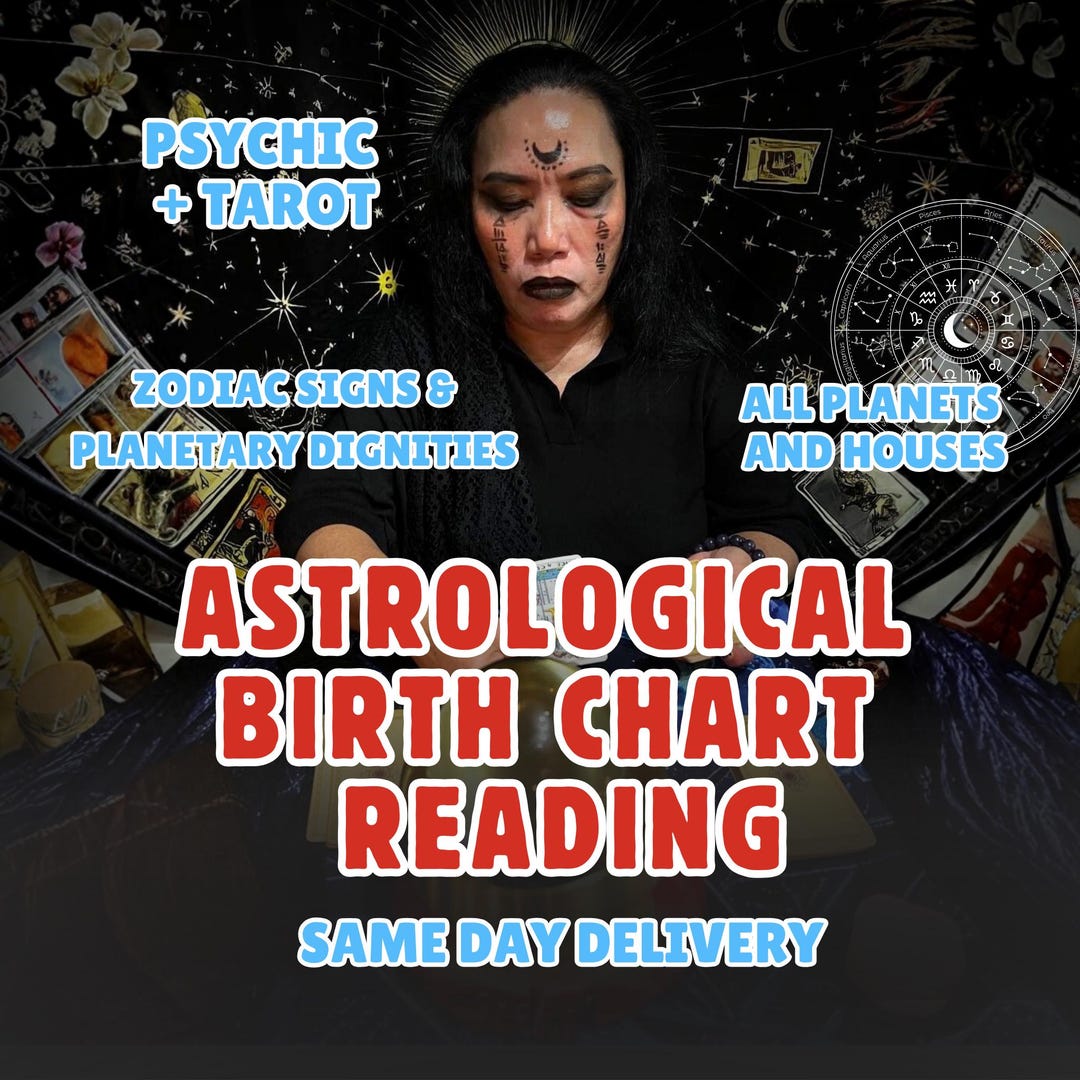 Extremely Detailed Astrological Birth Chart Reading, Full Natal Chart ...