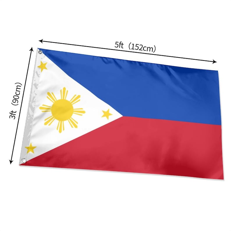 Flag of Philippines: Wall Tapestry Banner (90x150 Cm) - Etsy