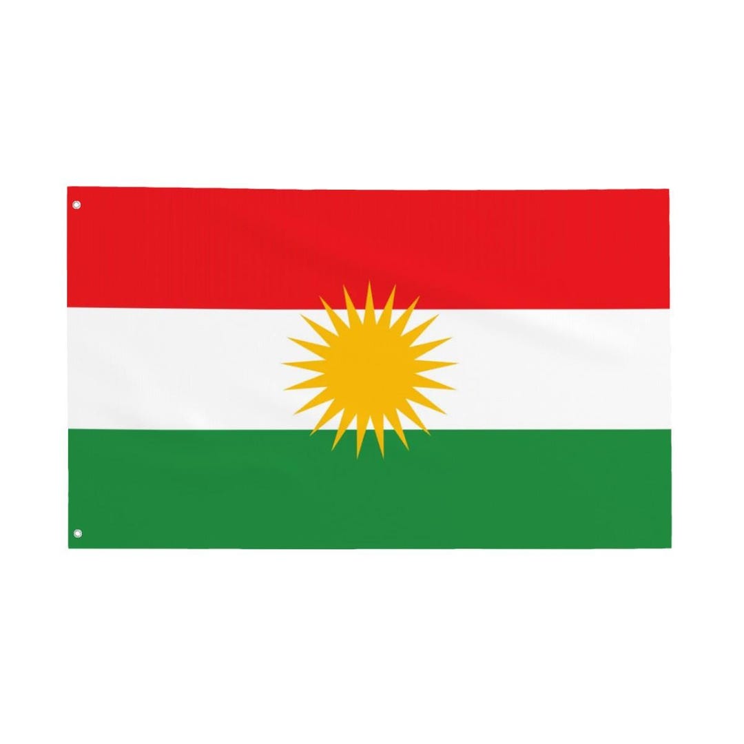 Kurdistan Flag Tapestry: Polyester Wall Banner (90x150 Cm) - Etsy