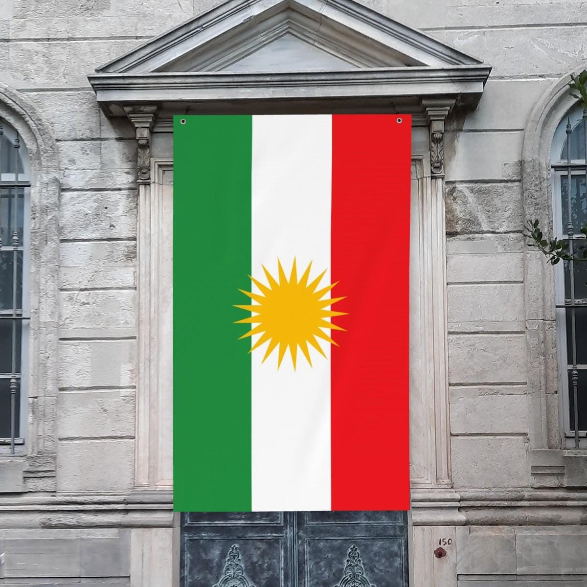 Kurdistan Flag Tapestry: Polyester Wall Banner (90x150 Cm) - Etsy