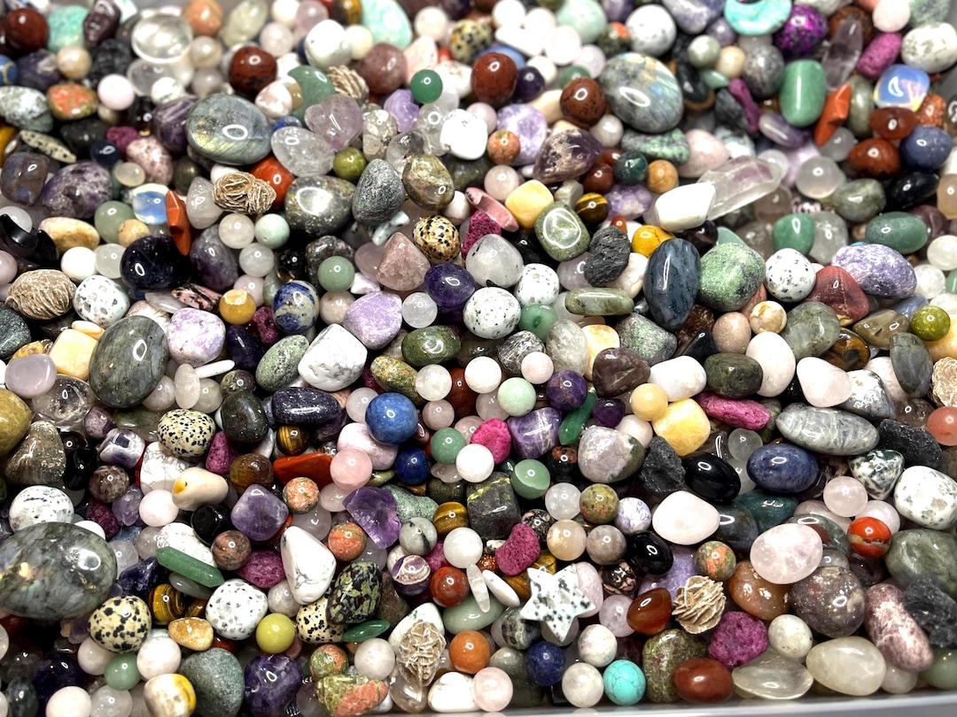 Crystal Confetti Scoop – Mystery Crystal Mix | Tumbles, Spheres ...