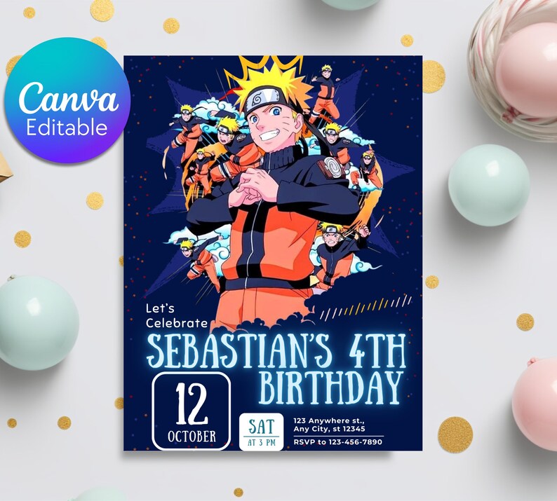 Printable Birthday Invitation| Digital Birthday Invitation| Kids ...