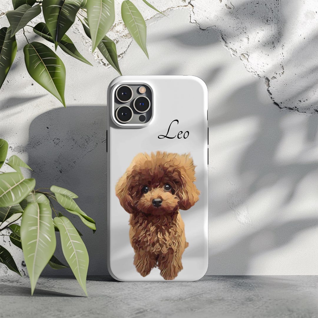 Custom Pet Phone Case Using Pet Photo + Name Custom Dog Rabbit Phone ...