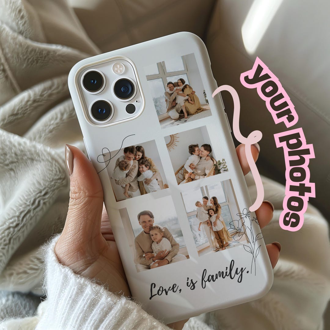 Personalized Custom Picture Collage Phone Case, Custom Phone Case With ...