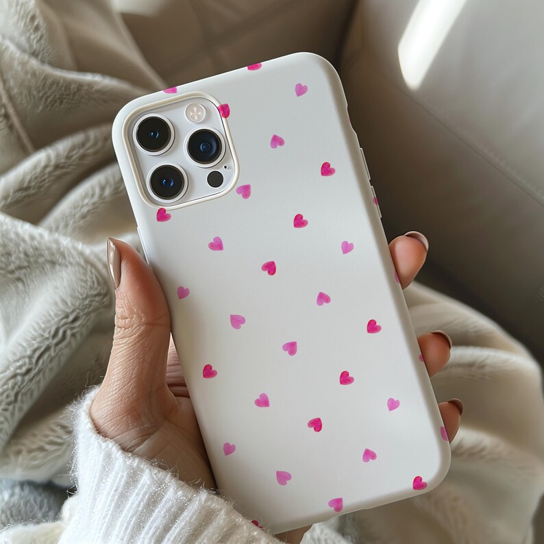 Simple Red Heart Slim, Tough Phone Case for iPhone 16 15 14 13 12 PRO ...