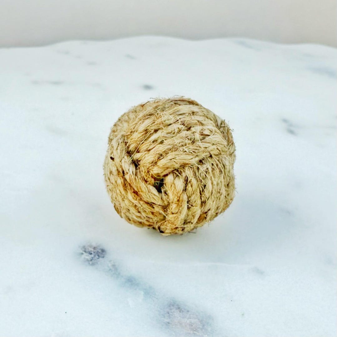 Nautical Beach Knob, Natural Jute Knob, Knob, Coastal Knob, Jute Knob ...