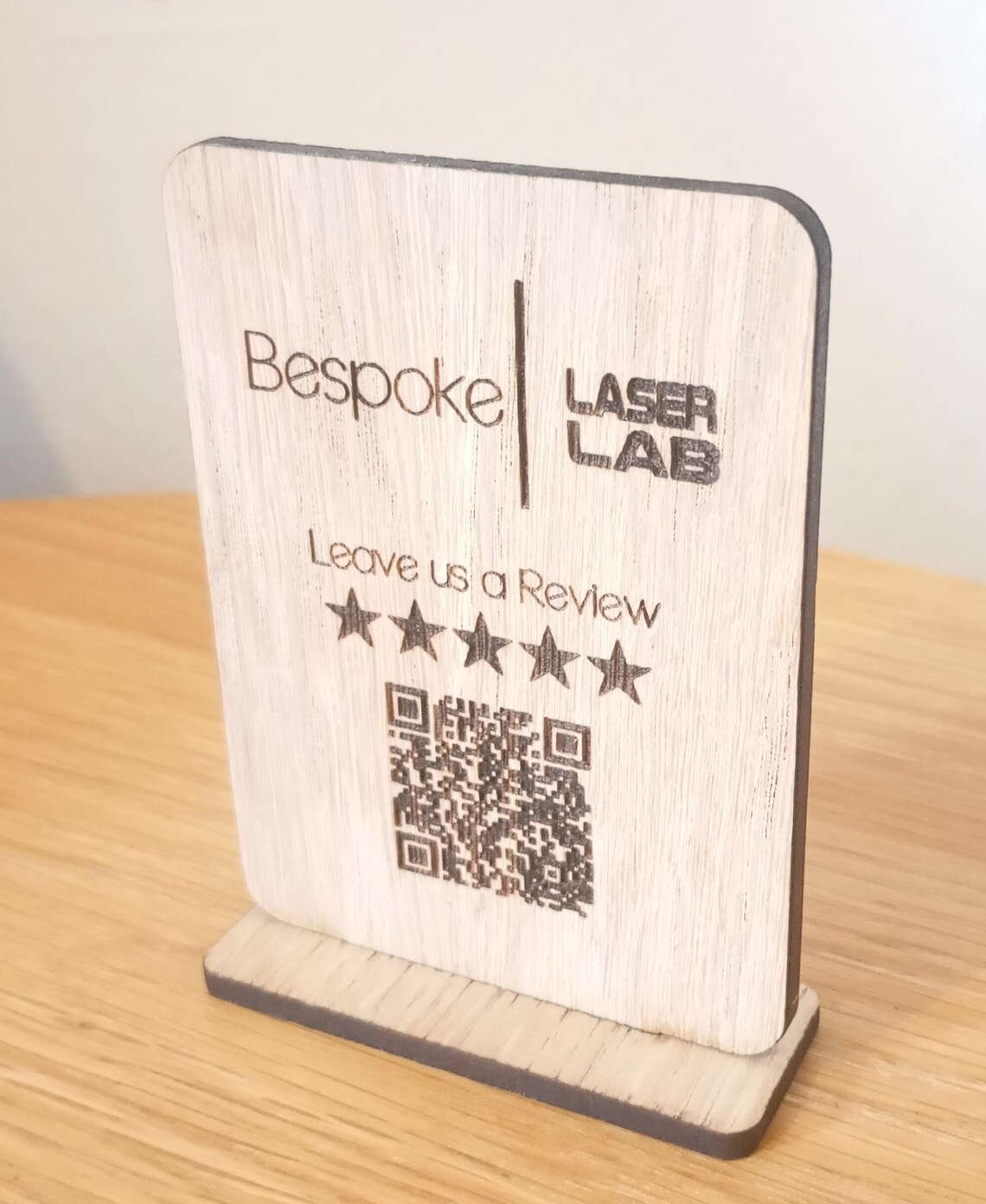 Qr Code Review Sign, Business Plaque , Leave a Review, Freestanding - Etsy