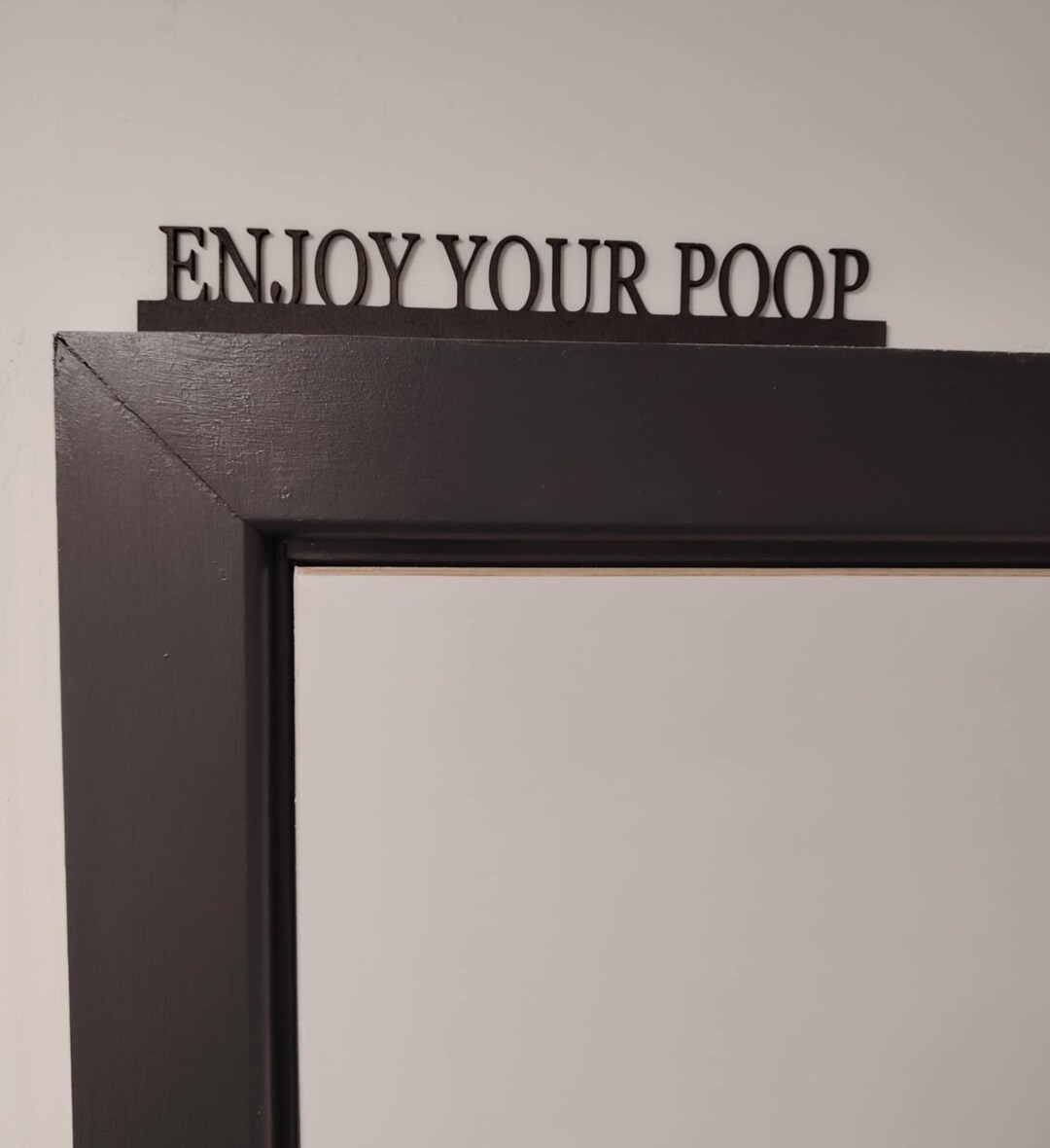 Enjoy Your Poop, Wall Sign, Funny Bathroom Sign - Etsy