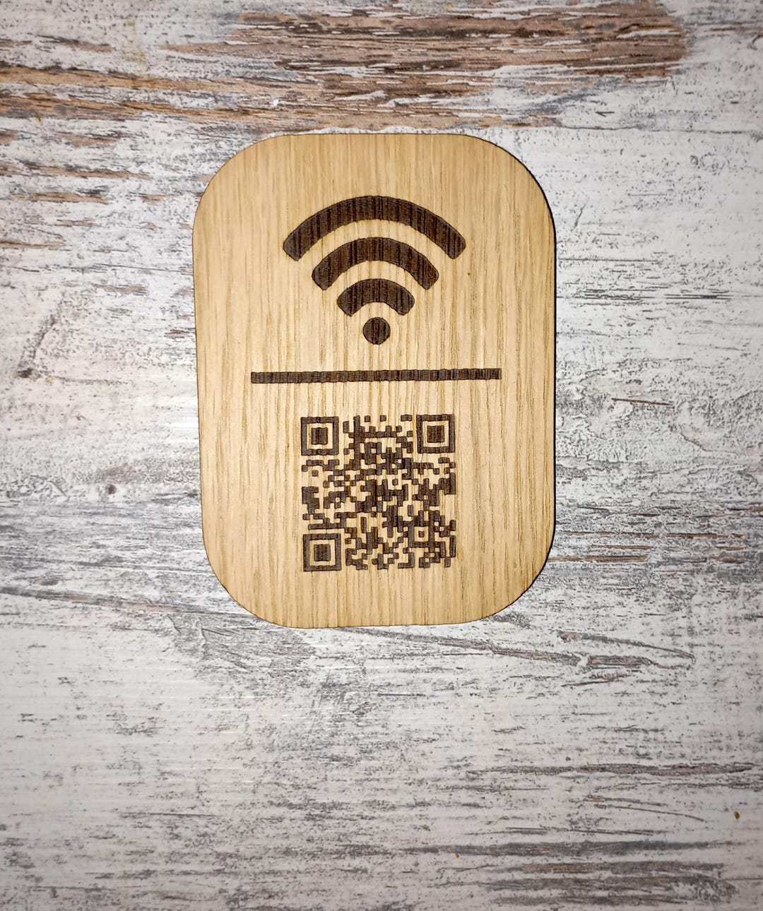 Wifi Qr Code Sign, Air Bnb Scanner, Office Wifi Plaque - Etsy
