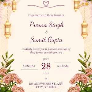 Elegant Animated Wedding Invitation – Custom Video & Digital Invite - Etsy