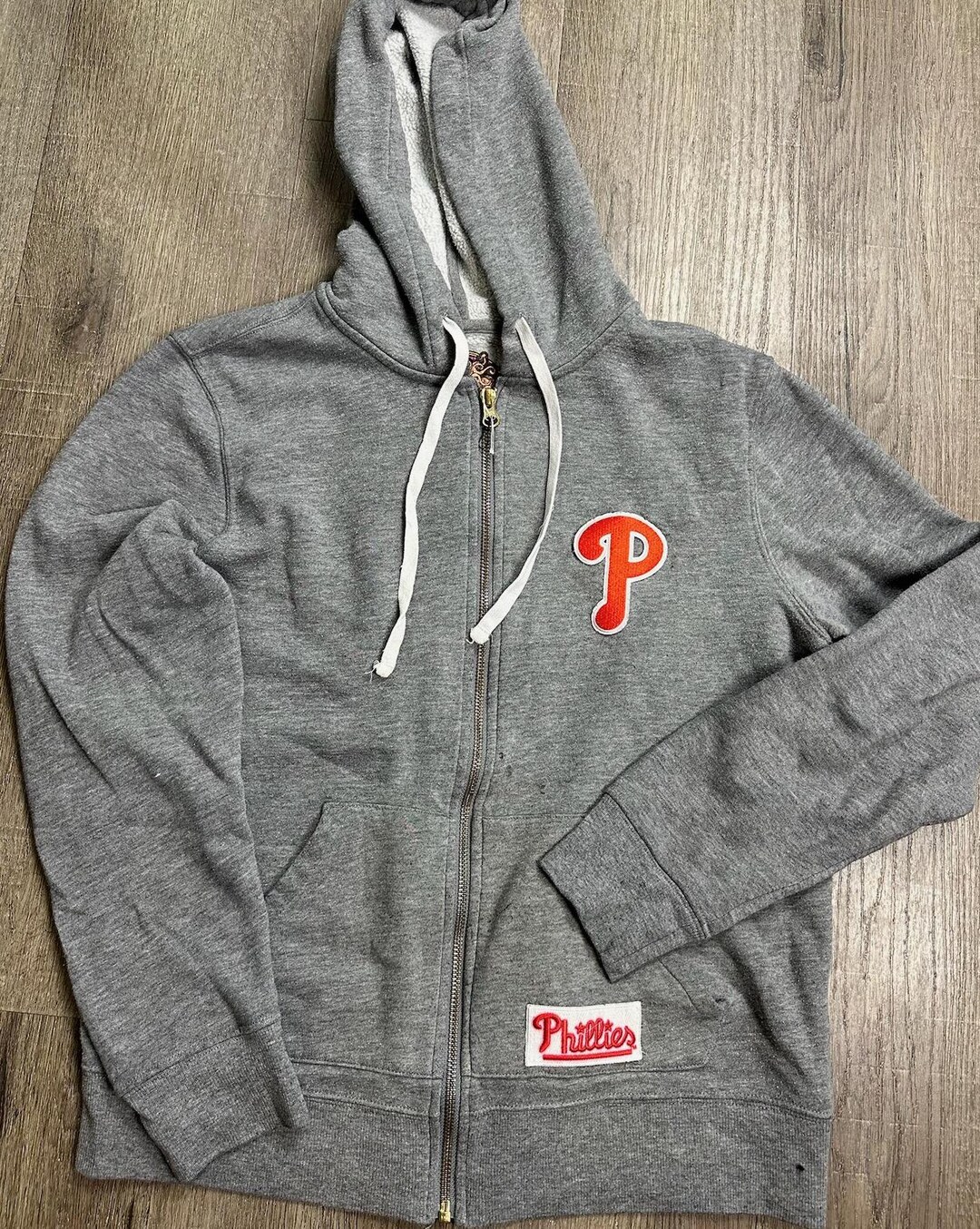 Vintage Philadelphia Phillies Zip-up Hoodie - Retro MLB Fan Apparel ...