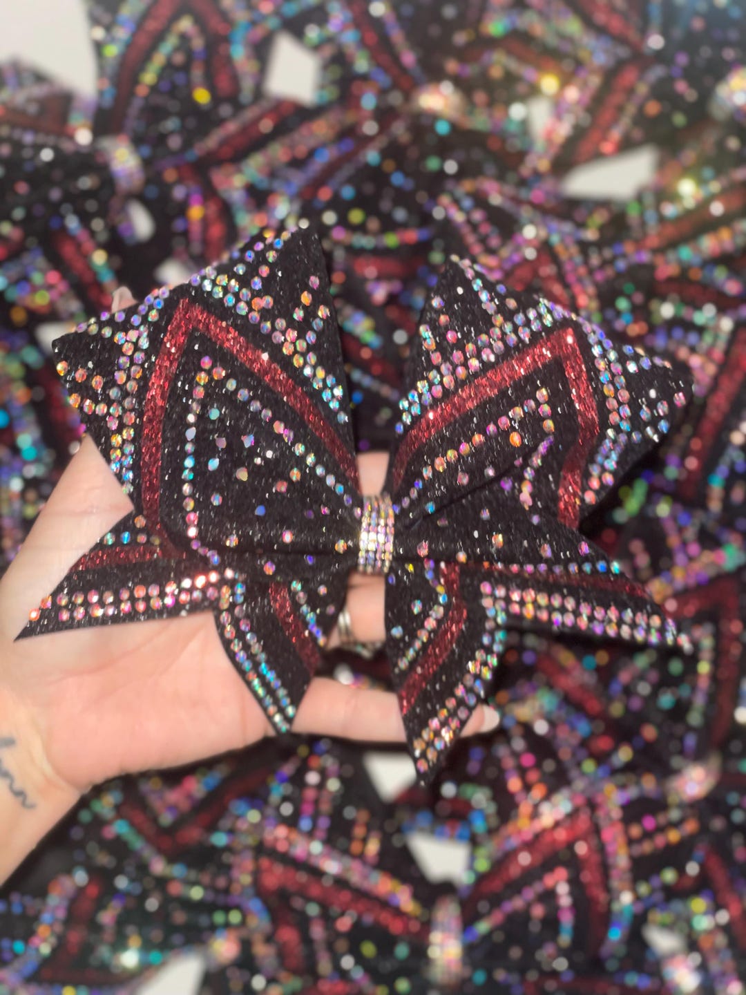 Maroon and Black Cheer Bow – Custom Team Hair Bow - Etsy