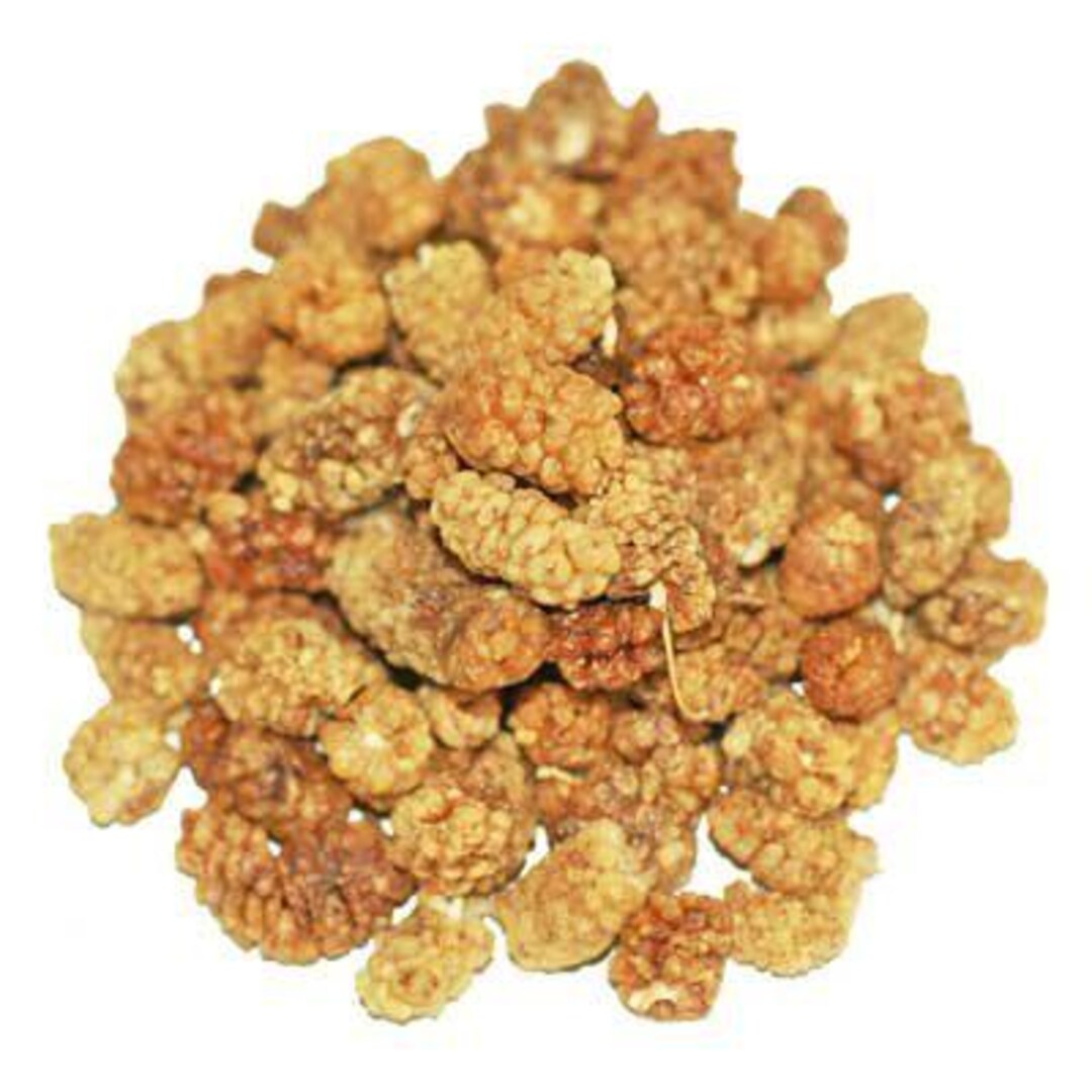 Indus Organics Turkish White Mulberries, 1 Lb Bag, Sulfite Free, No ...