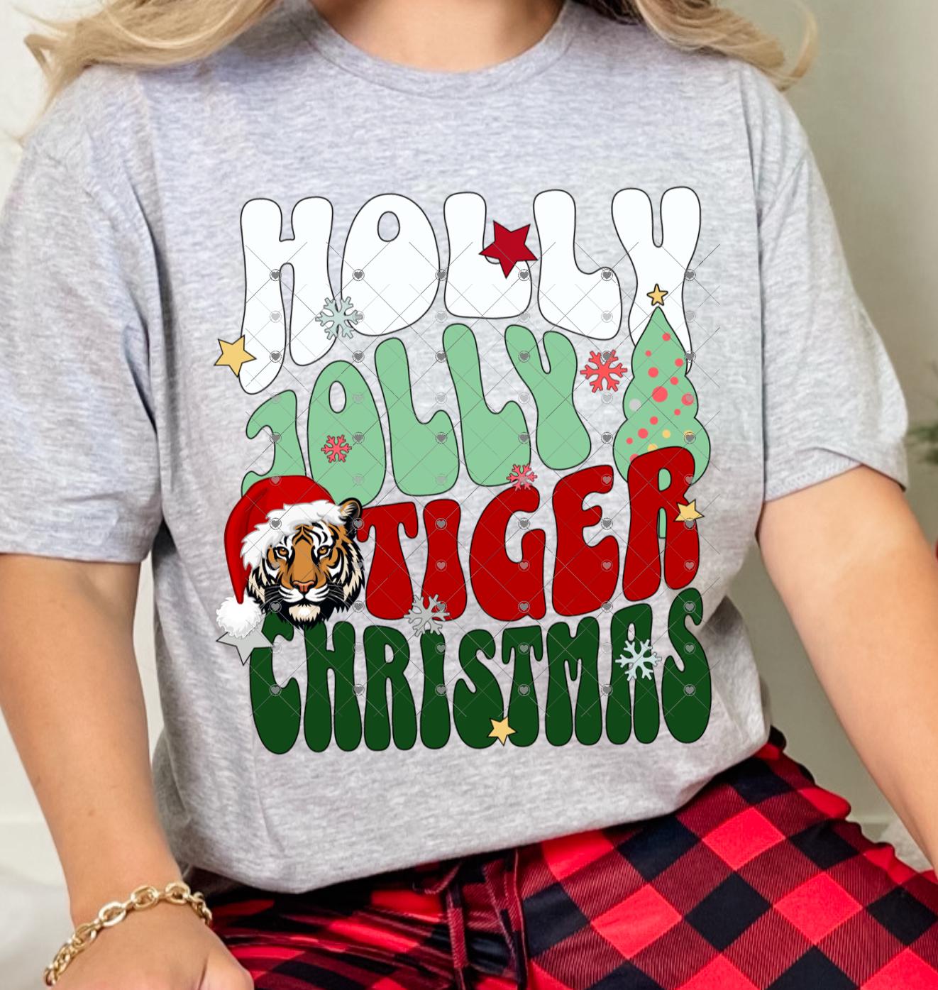 Tigers PNG | Mascot PNG | Christmas Tiger Print | Preppy Mascot Png ...
