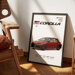 2025 Toyota GR Corolla Poster | Hot Hatch Artwork | Perfect Gift for ...