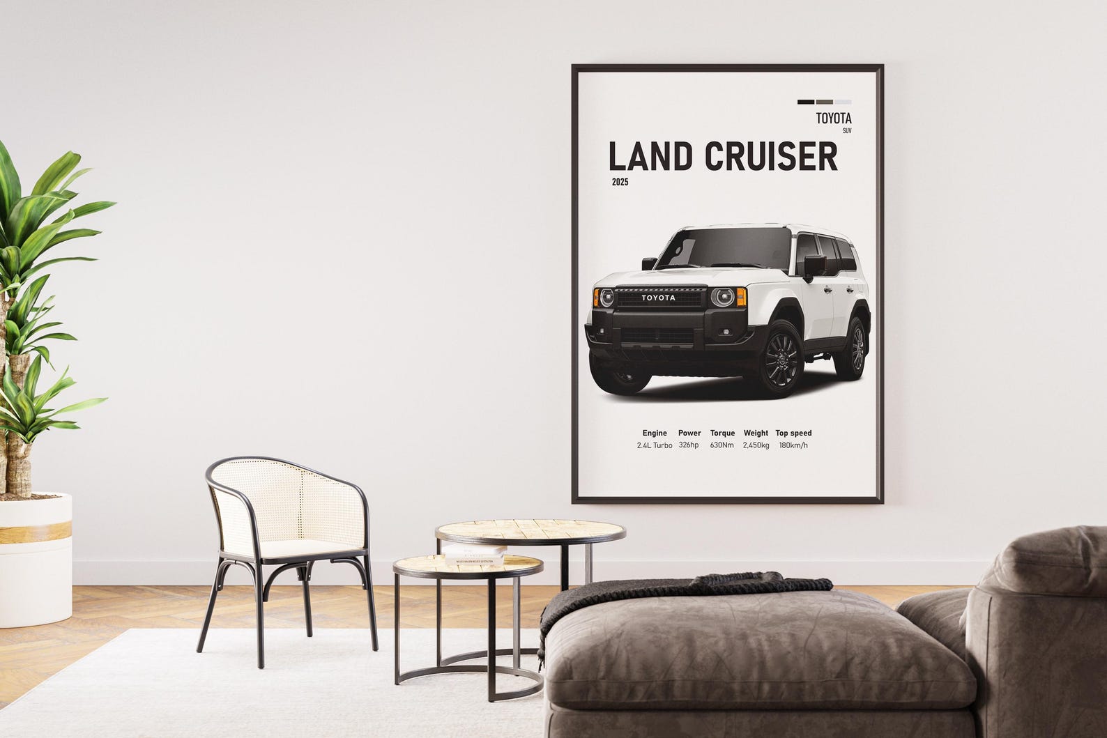 2025 Toyota Land Cruiser Poster | Printable Off-road Art | Digital ...