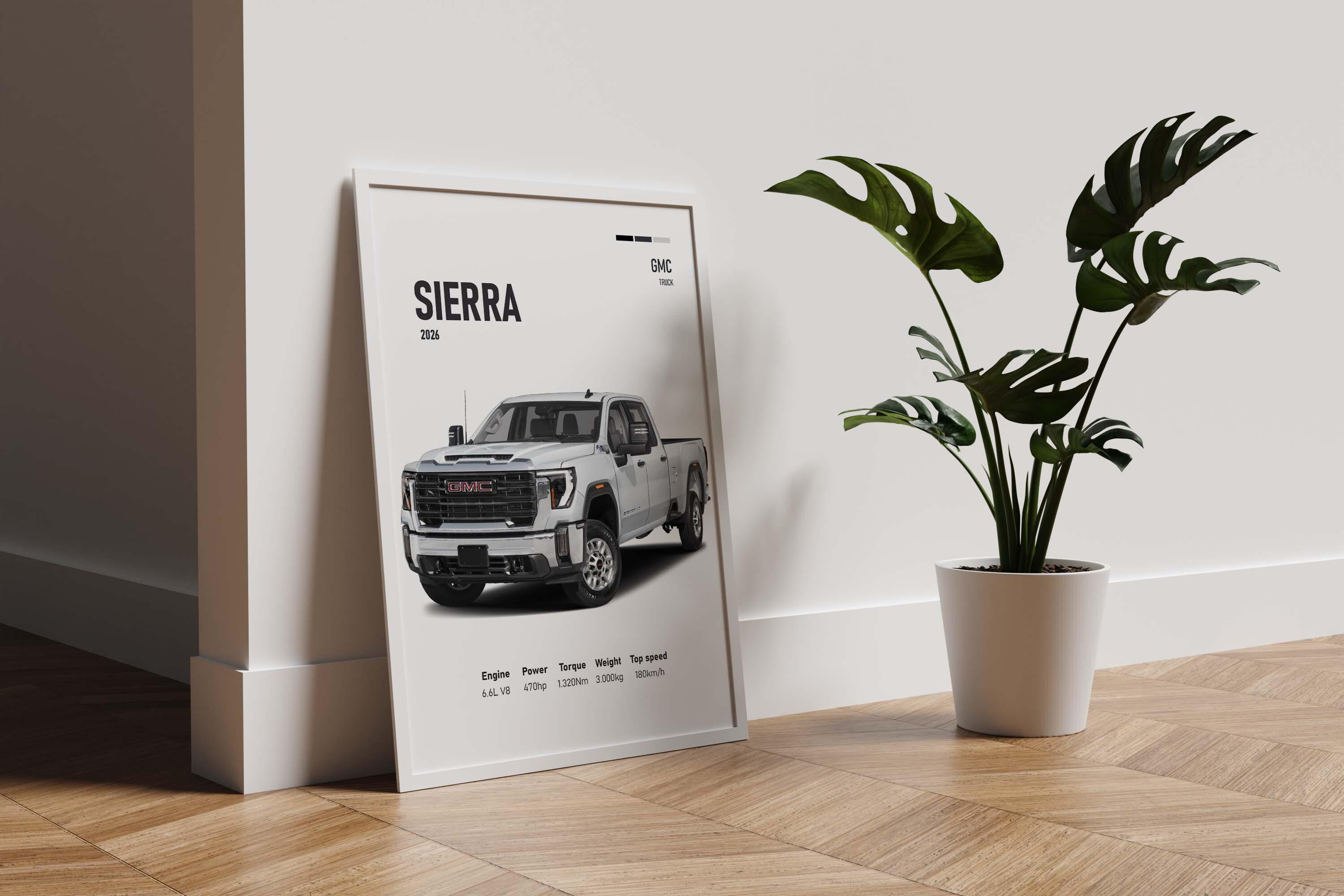 2026 GMC Sierra 2500 Poster | Digital Download | Heavy Duty Pickup ...