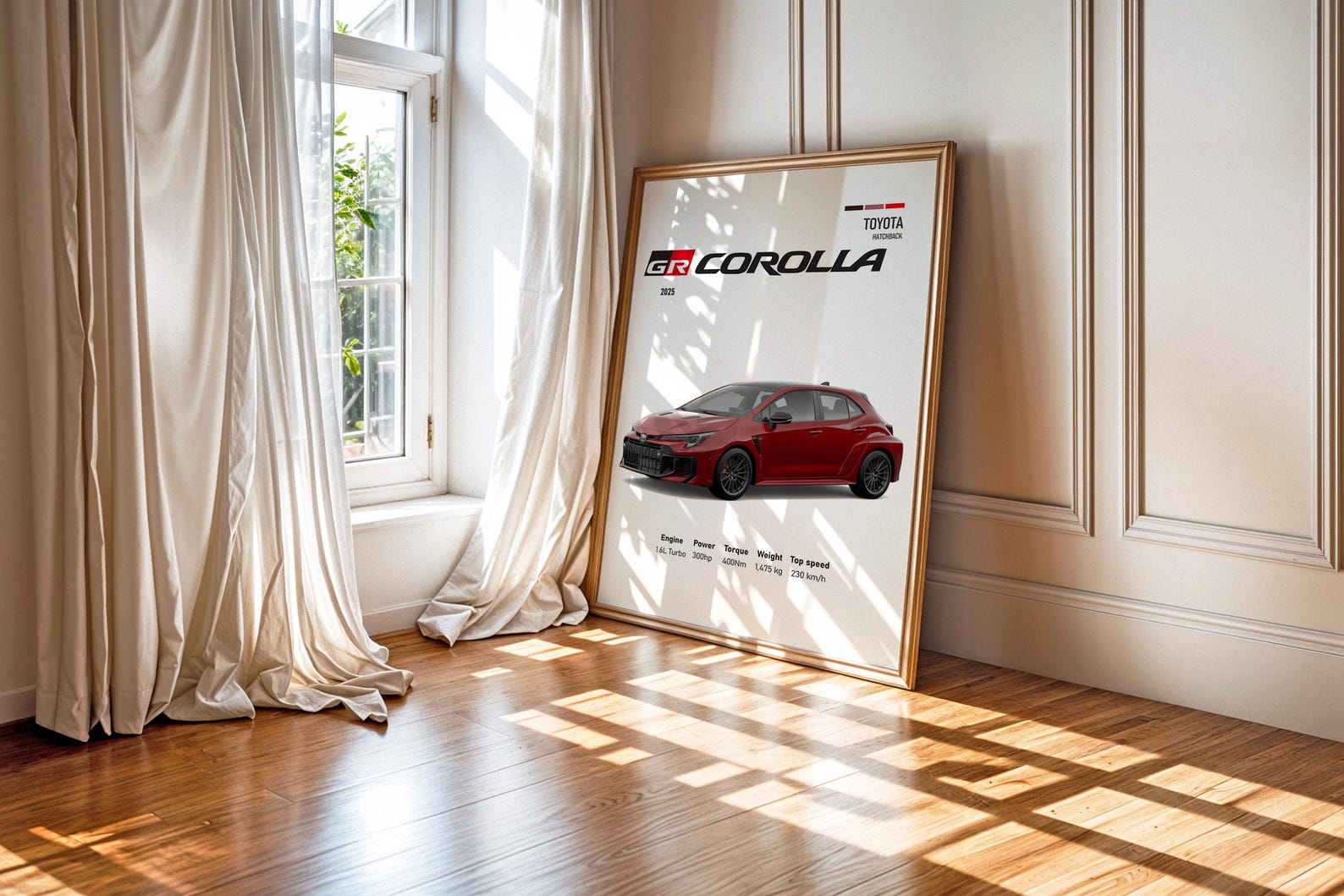 2025 Toyota GR Corolla Poster | Hot Hatch Artwork | Perfect Gift for ...