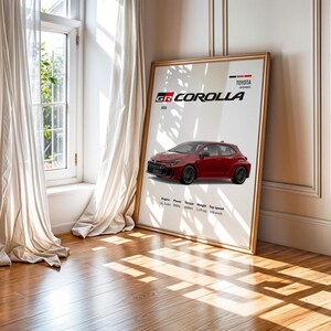 2025 Toyota GR Corolla Poster | Hot Hatch Artwork | Perfect Gift for ...
