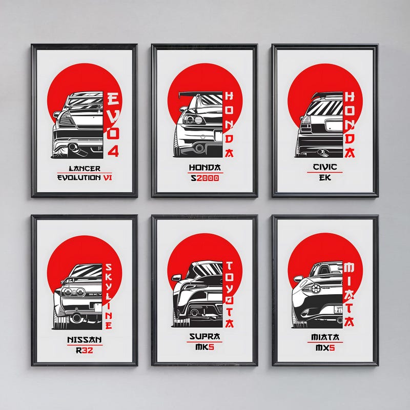 Vintage Jdm Car Print - Etsy