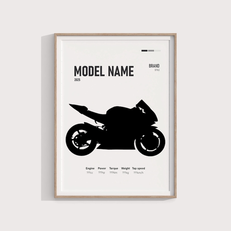 Custom Motorcycle Posters - Etsy