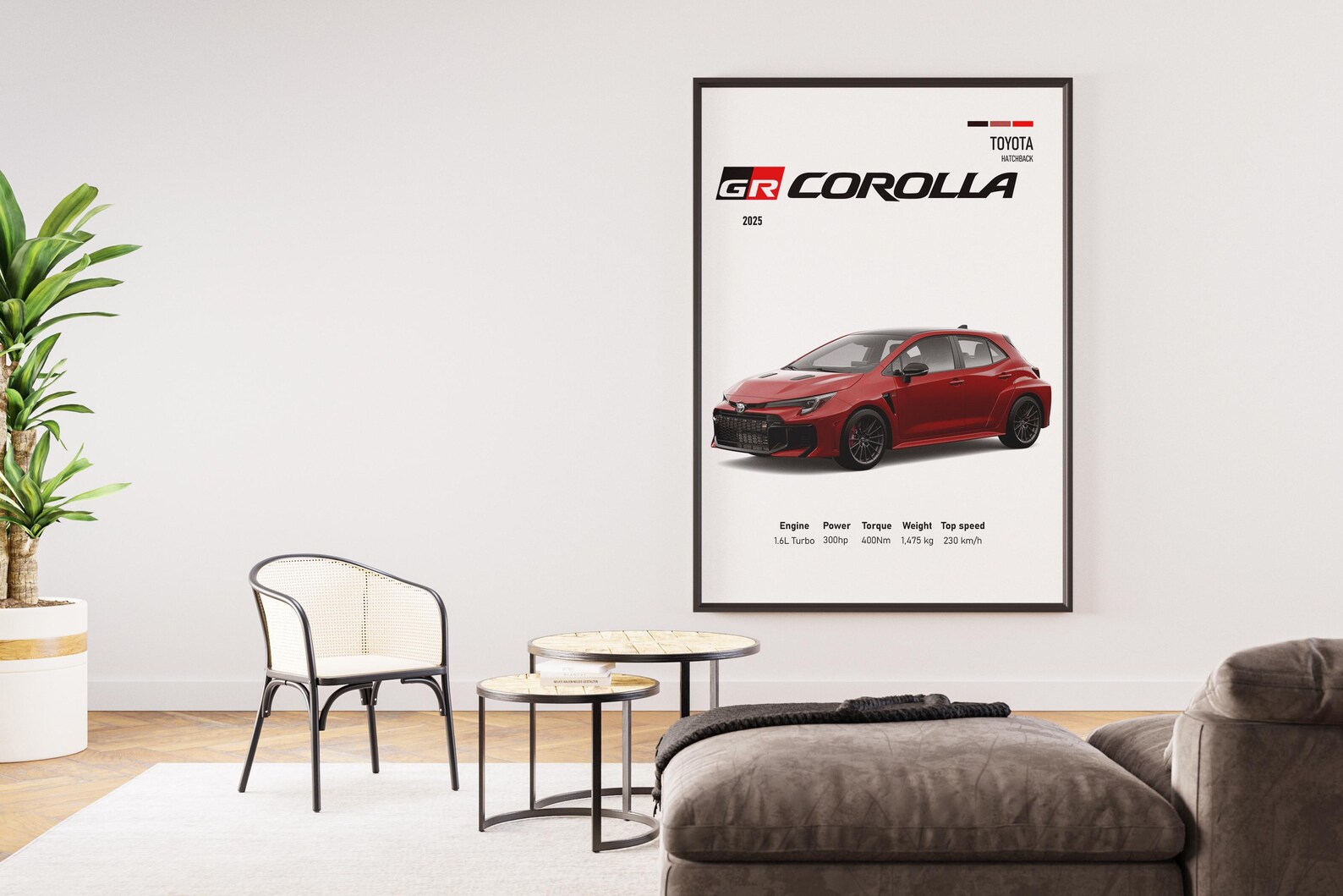 2025 Toyota GR Corolla Poster | Hot Hatch Artwork | Perfect Gift for ...