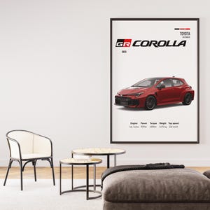 2025 Toyota GR Corolla Poster | Hot Hatch Artwork | Perfect Gift for ...
