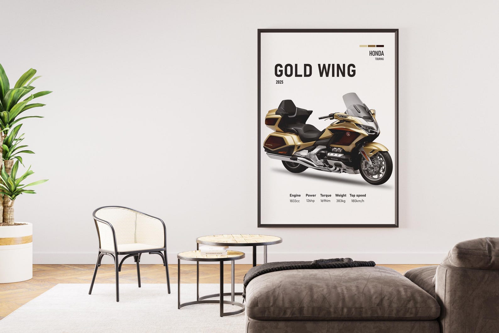 Honda GL1800 Gold Wing 2025 Tour Poster | Honda Download Gift for ...