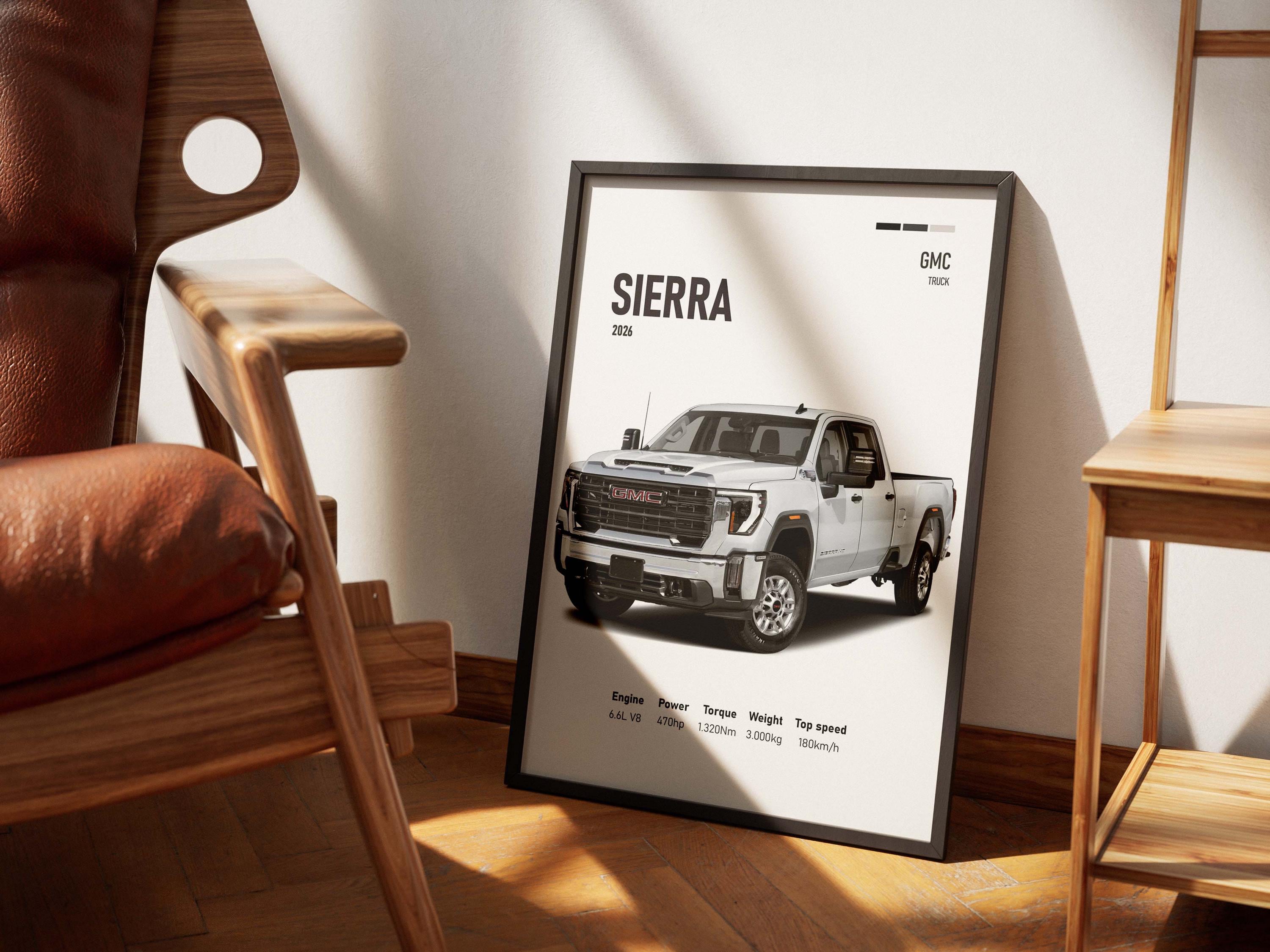 2026 GMC Sierra 2500 Poster | Digital Download | Heavy Duty Pickup ...