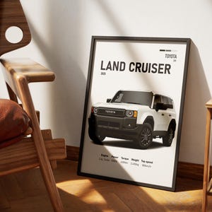 2025 Toyota Land Cruiser Poster | Printable Off-road Art | Digital ...