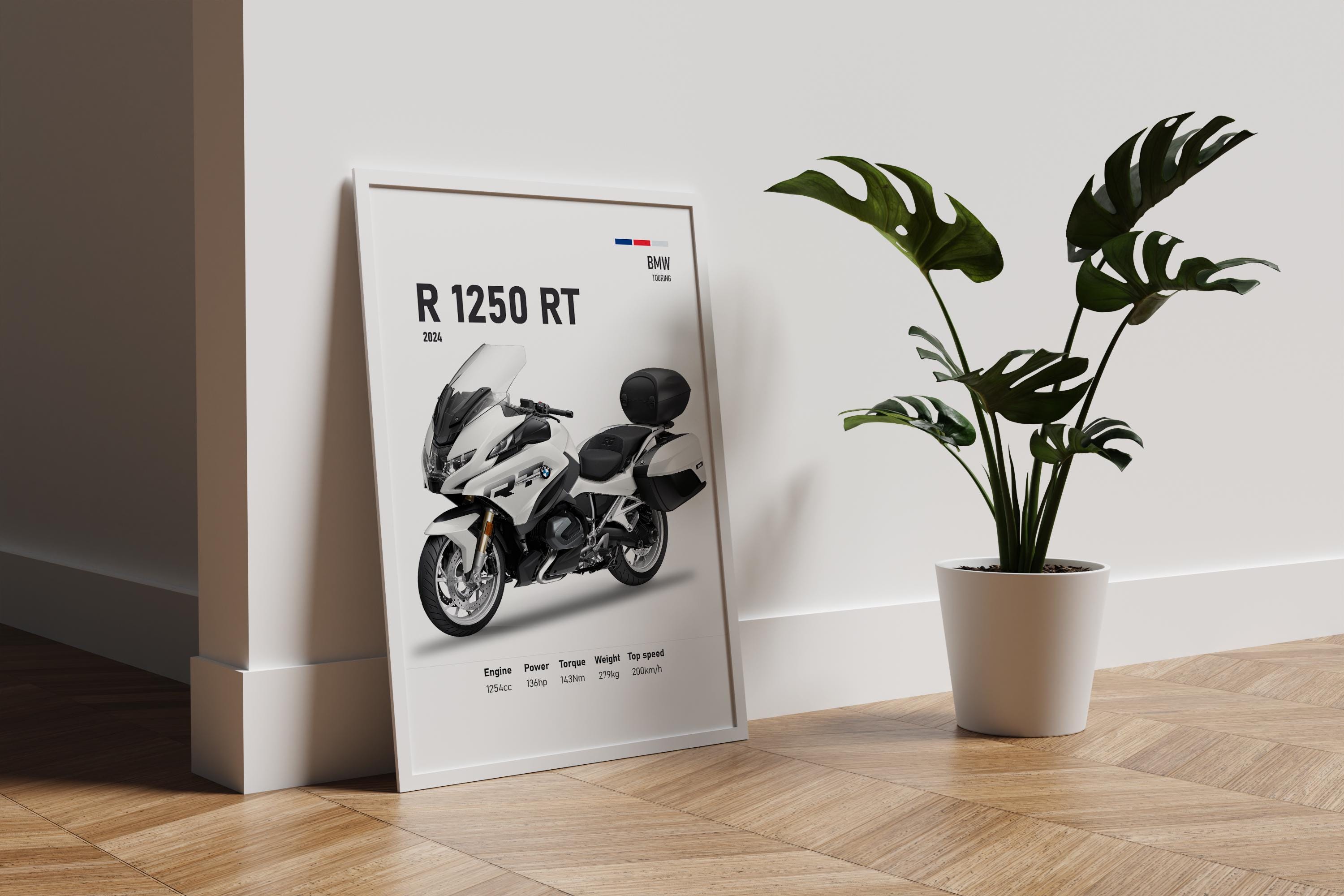2024 BMW R 1250 RT Poster | Touring Motorcycle Art for Riders | Luxury ...