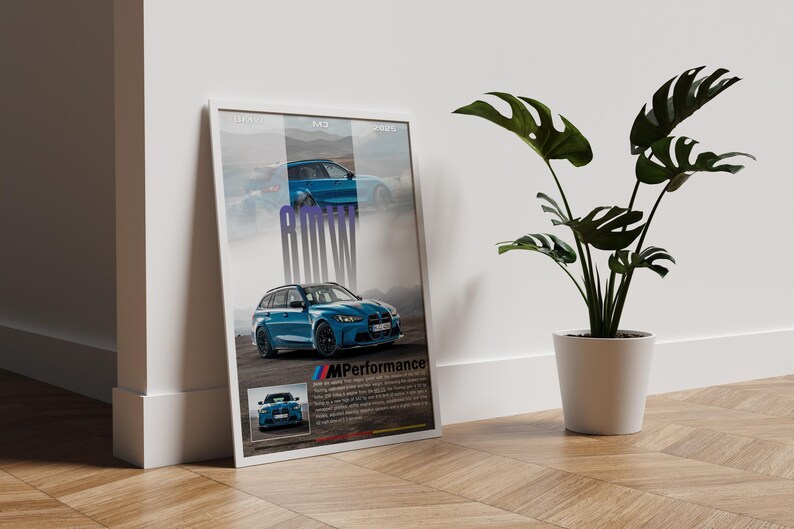 BMW M3 Poster: Classic Sports Car Wall Art (digital Download) - Etsy