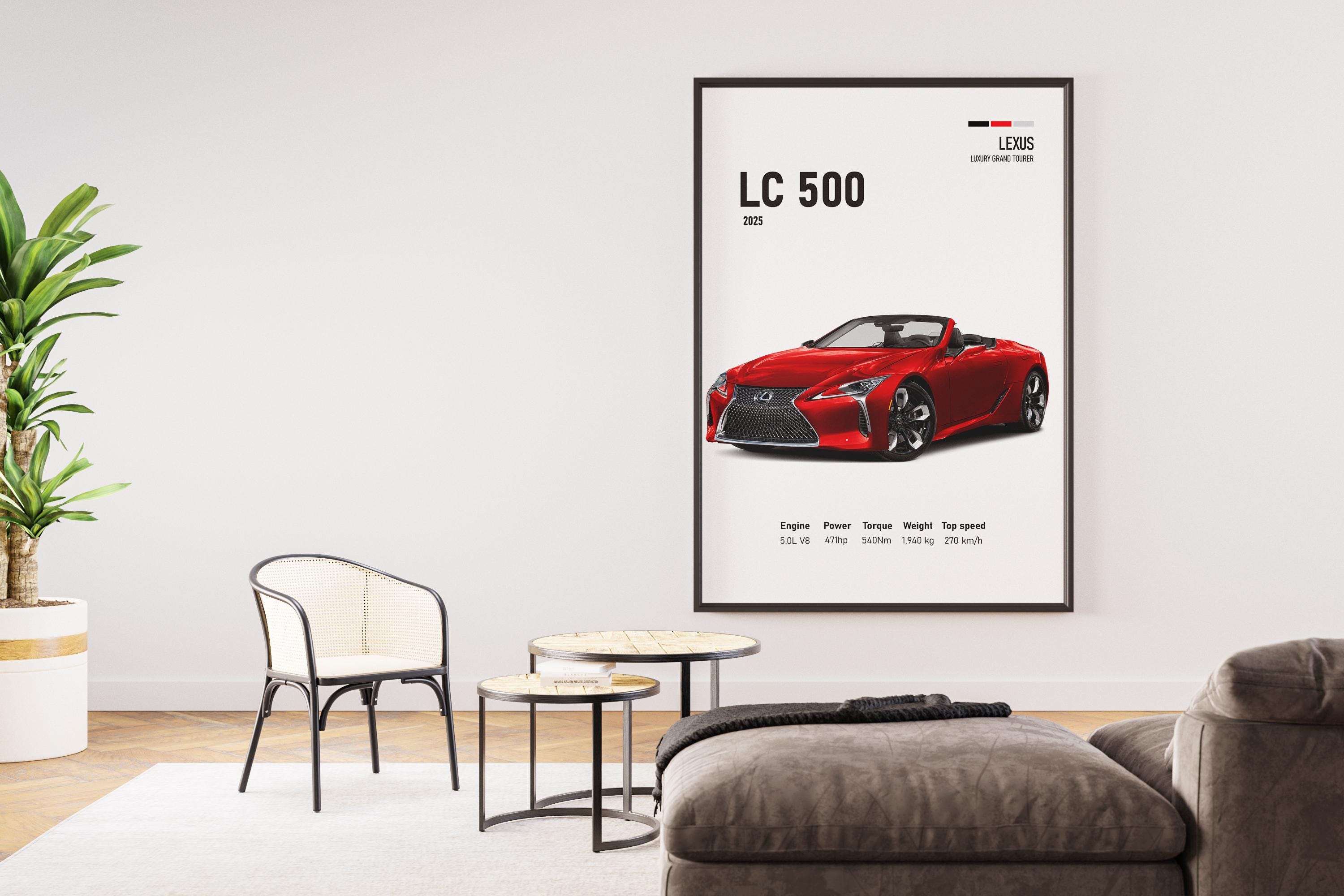 2025 Lexus LC 500 Poster | Luxury Car Digital Print | Printable Art for ...