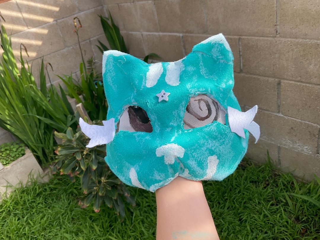 Blue Cat Therian Mask - Etsy