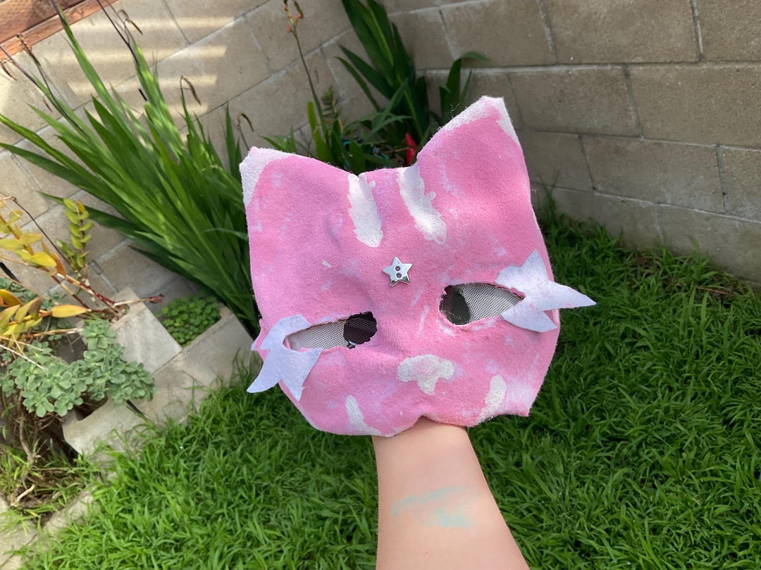 Pink Cat Therian Mask - Etsy