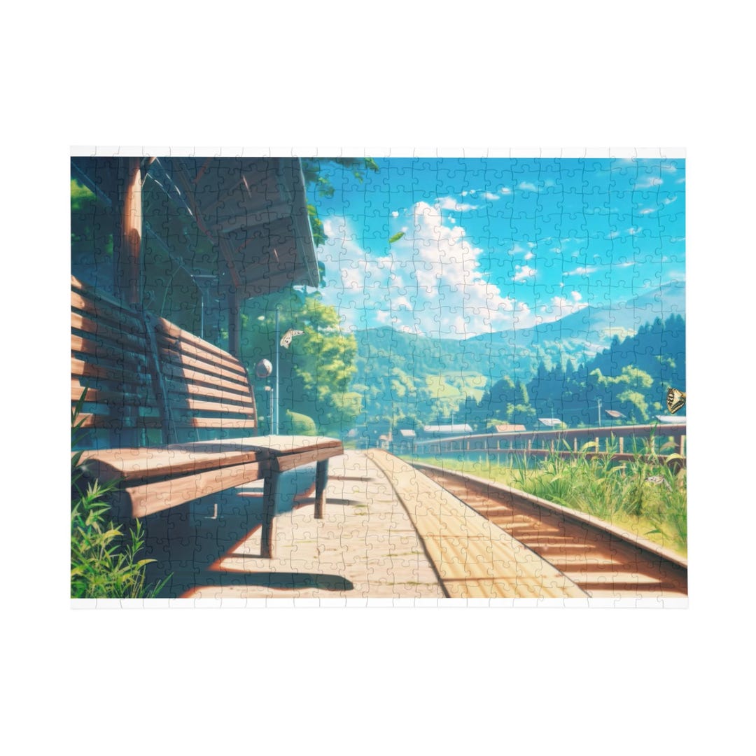 The Lonely Station Under the Summer Skypuzzle 96, 252, 500, 1000-piece ...