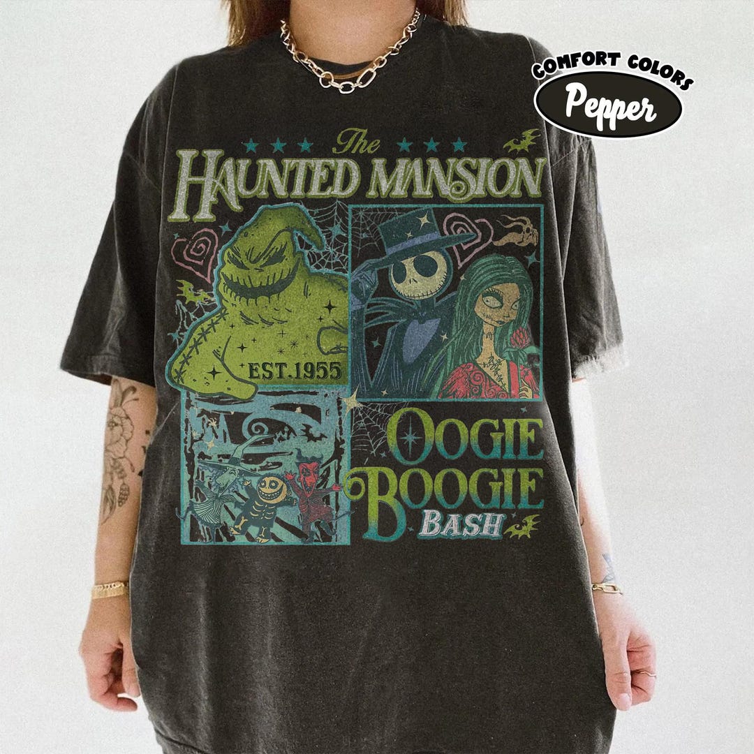 Retro Oogie Boogie Haunted Mansion Shirt, Oogie Boogie Bash Tee ...