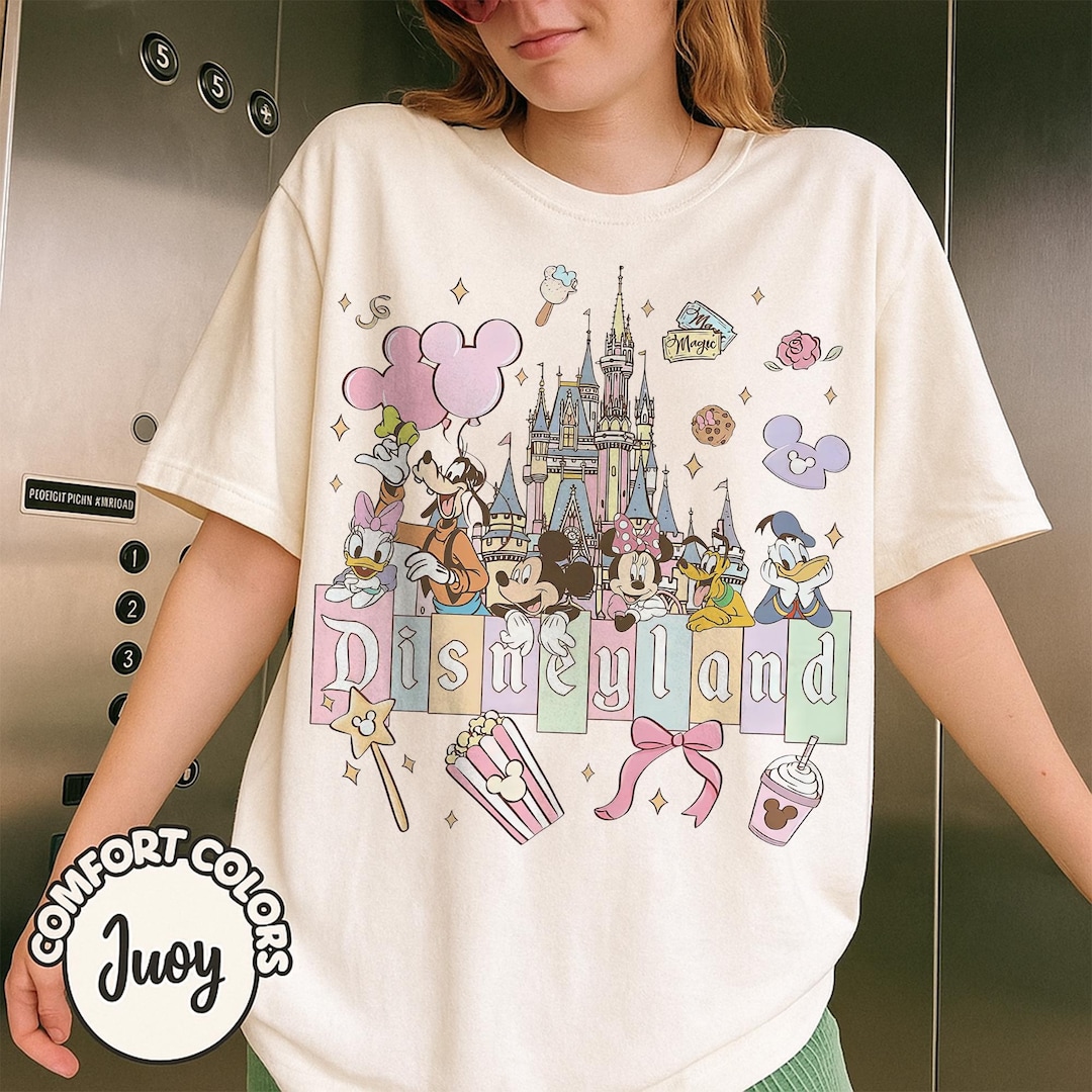 Retro Disneyland the Original Comfort Colors Tshirt, Mickey Disneyland ...
