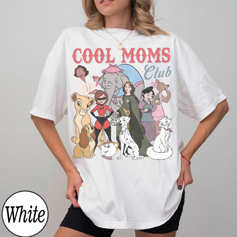 Retro Disney Cool Dad & Cool Mom Clubs Shirt, Funny Family Matching ...