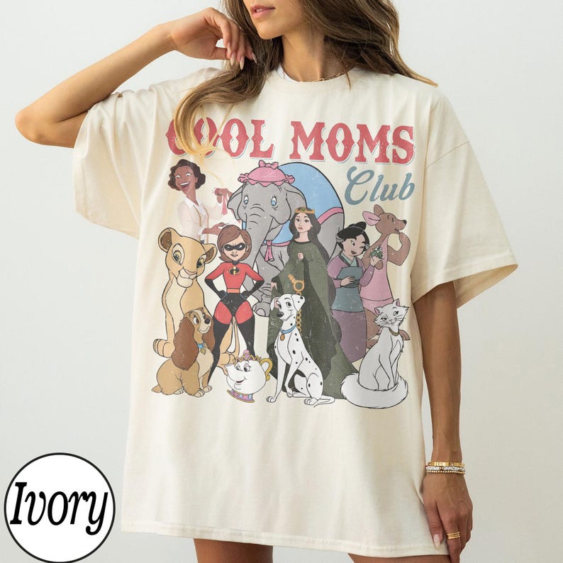 Retro Disney Cool Dad & Cool Mom Clubs Shirt, Funny Family Matching ...