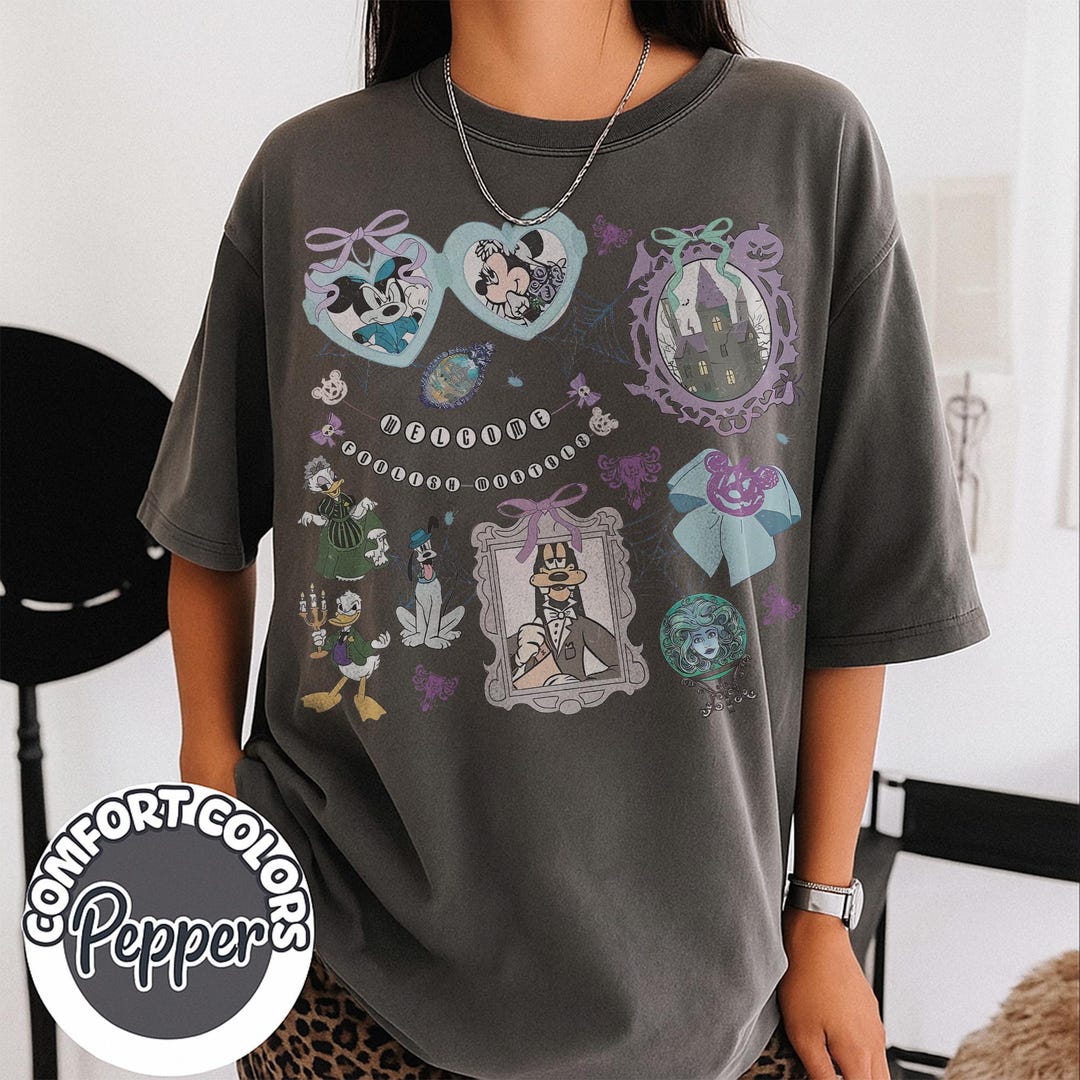 Vintage Coquette Bow Mickey and Friends Cosplay Disney Haunted Mansion ...