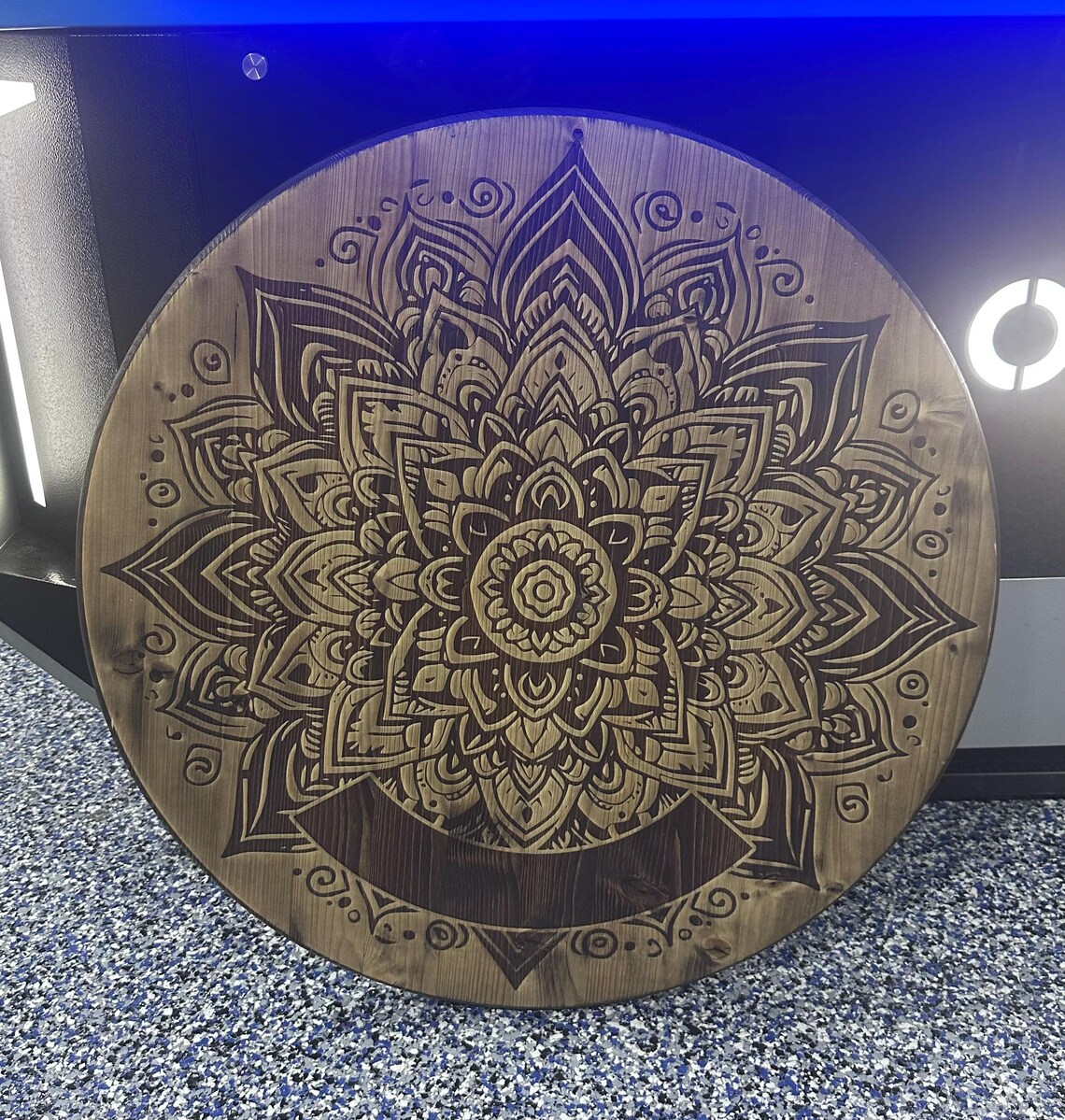 Wooden Mandala Engraving - Etsy