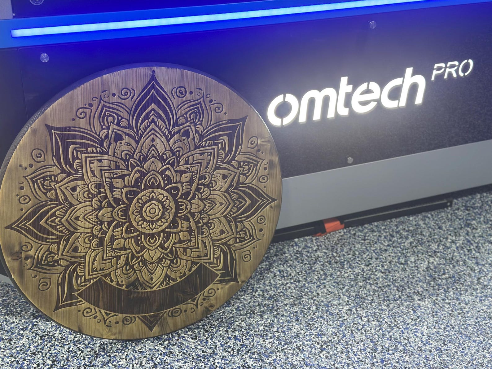Wooden Mandala Engraving - Etsy