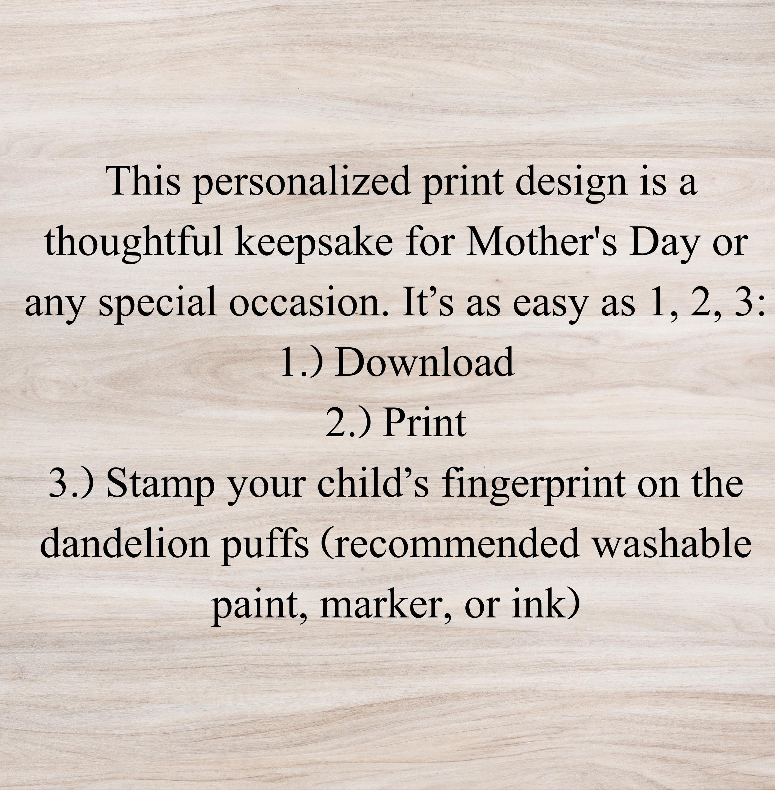 Mother's Day Flower Printable | Kids' Handprint Keepsake | Teacher and ...