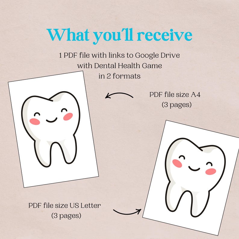 Dental Health Preschool Printable Activity for Kids, Teeth Brushing ...