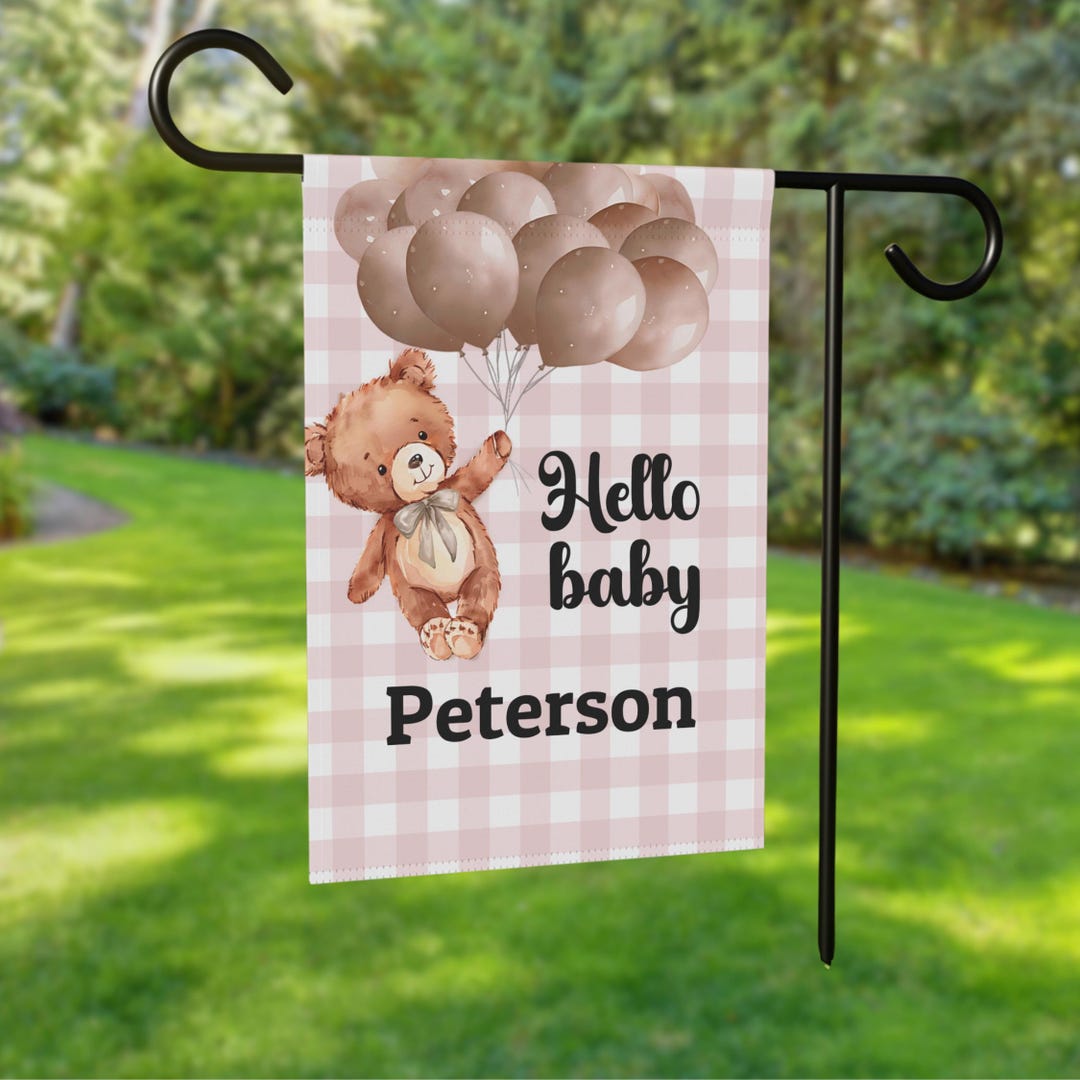 Personalized Baby Birth Announcement Sign, Newborn Welcome Home Lawn ...