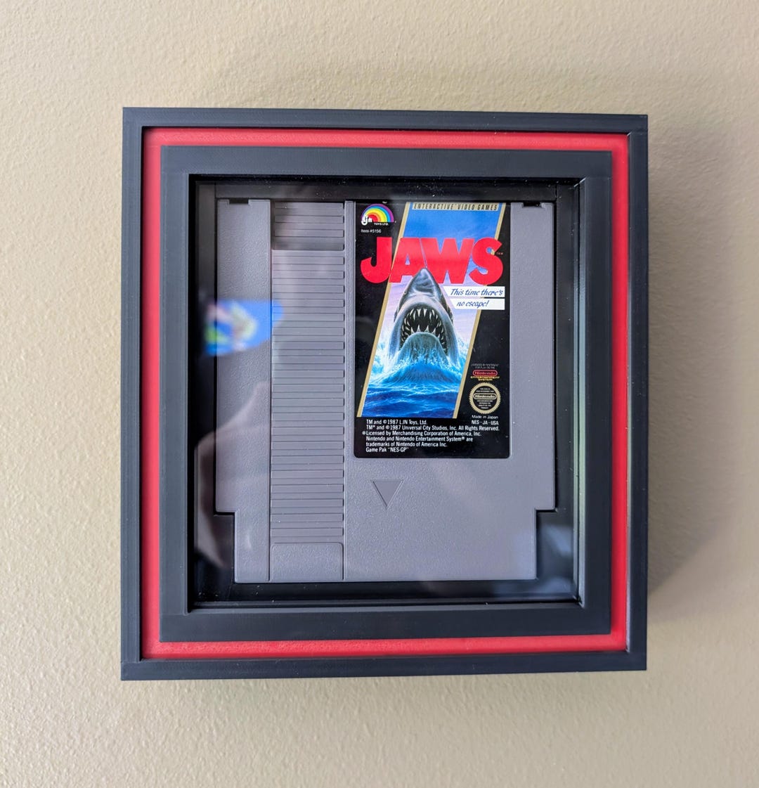 Custom Nintendo Entertainment System (NES) Game Cartridge Wall Display ...
