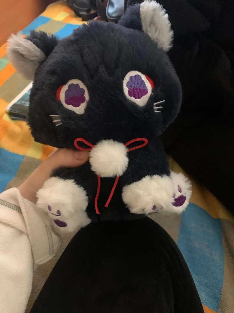 Anime Game Genshin Impact Scaramouche Cat Plush Doll Pillow Cosplay - Etsy